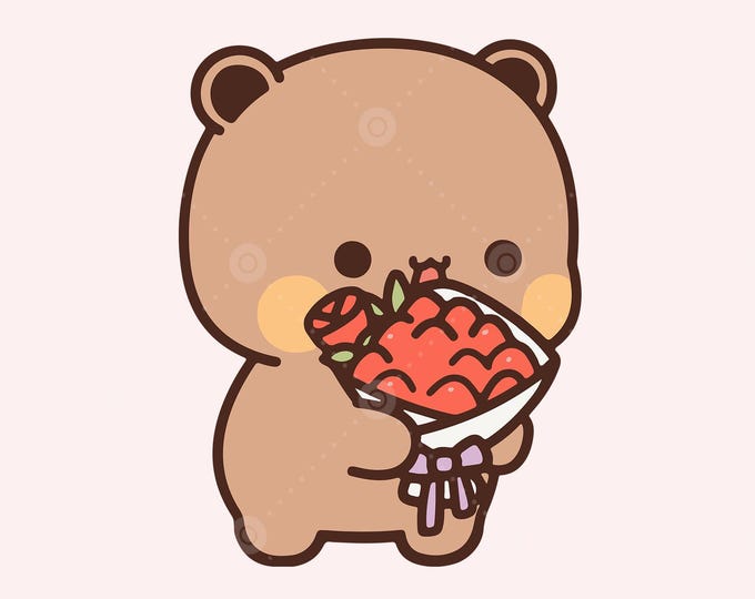 Dudu Bubu Couple, Kawaii Bear Panda, Bubu Dudu Svg, Kawaii Drawing Bear, Instant Download ...