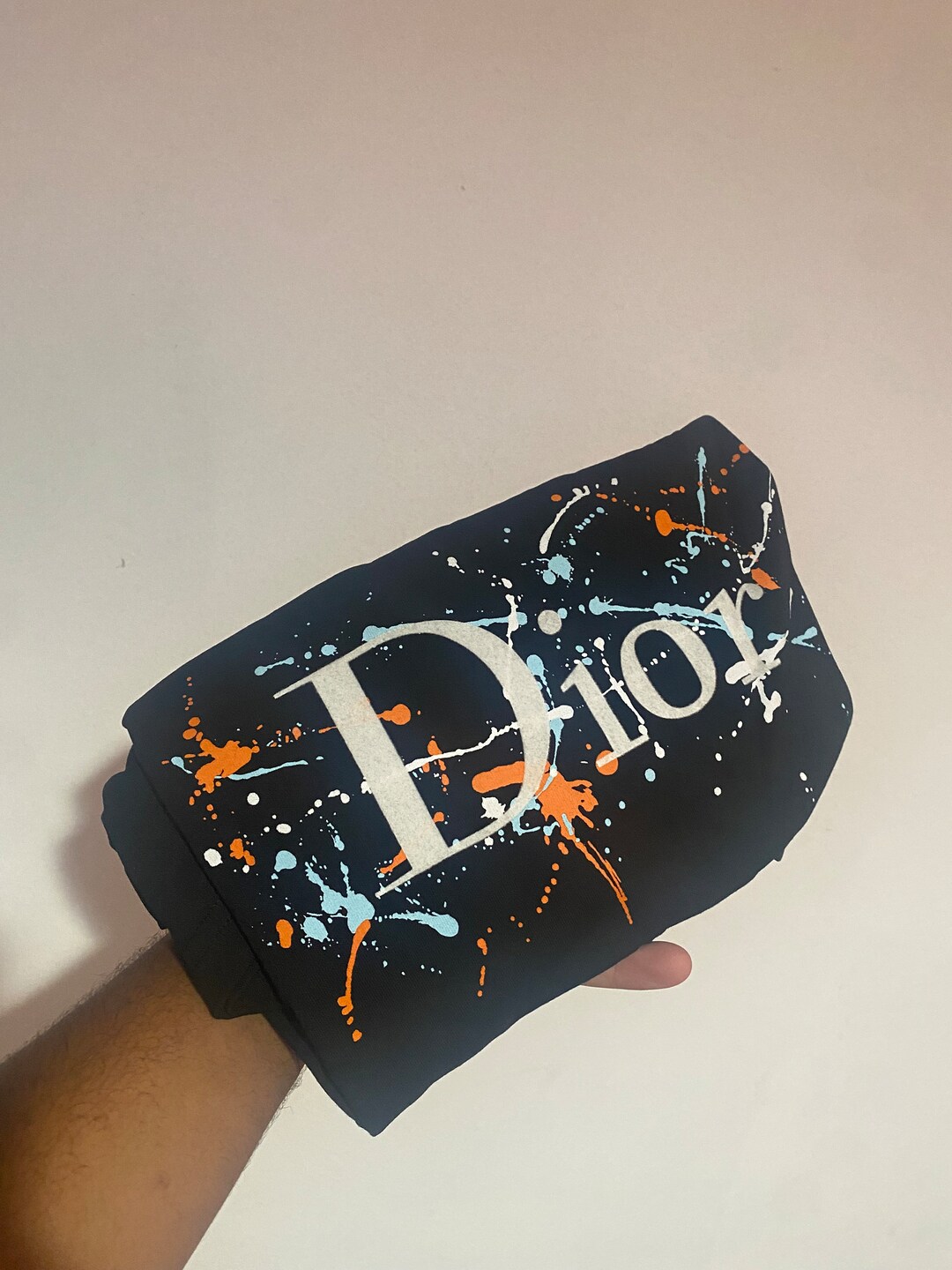 Christian Dior Paint Splatter Graphic Tee Size Large - Etsy