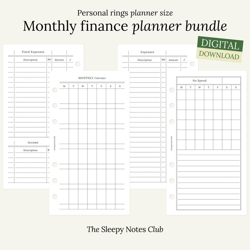 Filofax Planner Bundle - Etsy