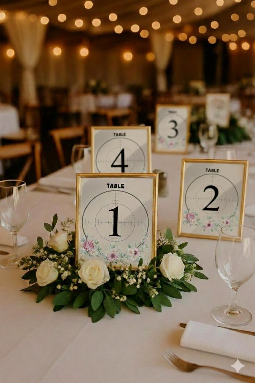 Rustic Hunter Wedding Table Numbers | Editable Canva Template - Etsy