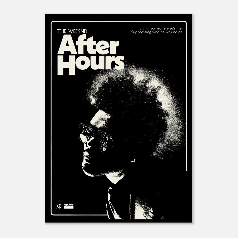 The Weeknd | After Hours Album Poster | Wall Art, Art Print, Music Home ...