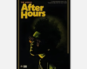 The Weeknd | After Hours Album Poster | Wall Art, Art Print, Music Home ...