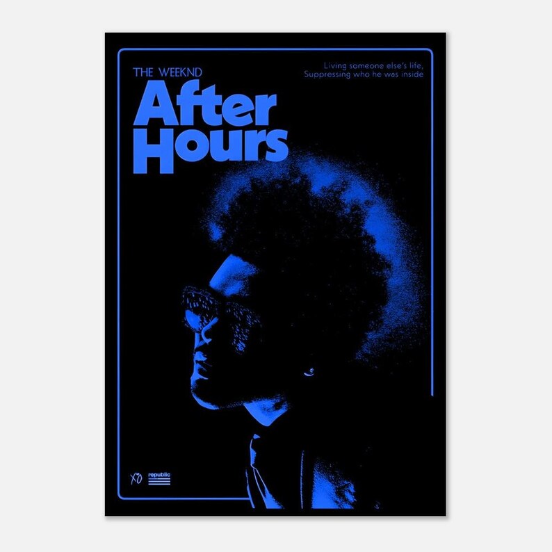 The Weeknd | After Hours Album Poster | Wall Art, Art Print, Music Home ...