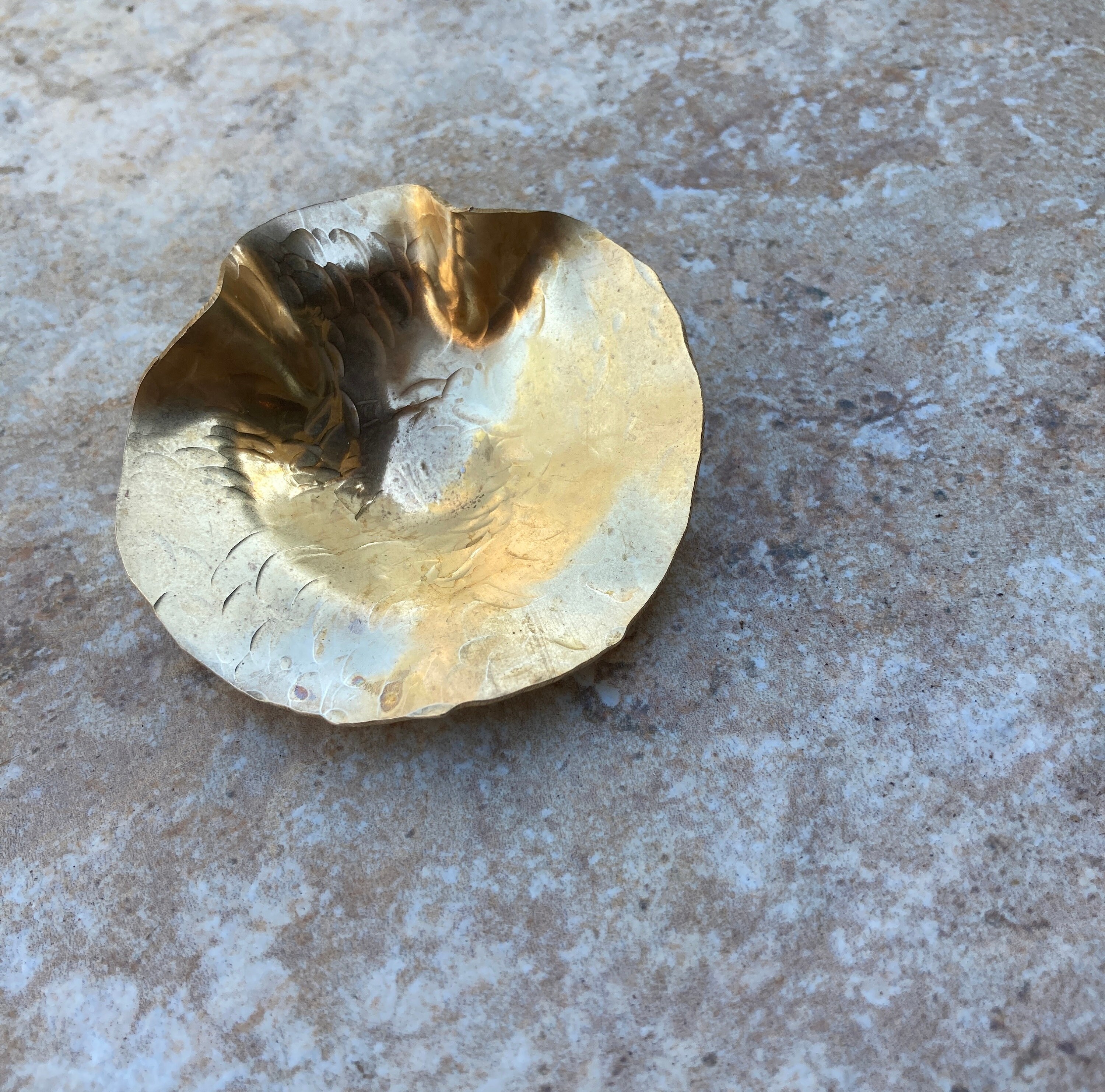 Gold, Jewelers Brass, Ring, Dish, Trinket, Novelty, Nugold, Shell ...