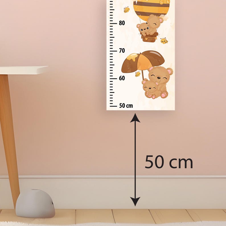 Personalized Growth Chart for Kids, Custom Baby Gift, Family Growth ...