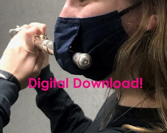 Barcenas' Flute Mask Pattern - Etsy