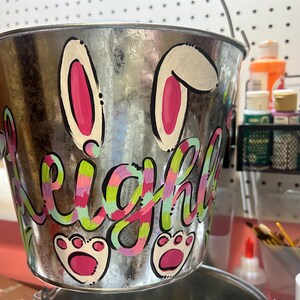 Hand Painted Easter Pails Customized and Personalized! - Etsy