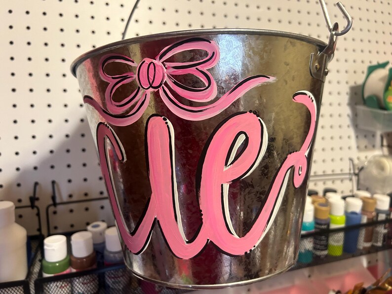 Hand Painted Easter Pails Customized and Personalized! - Etsy