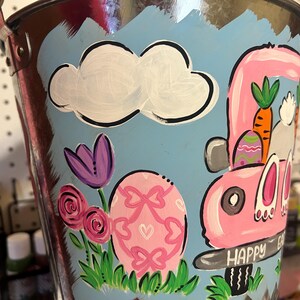 Hand Painted Easter Pails Customized and Personalized! - Etsy