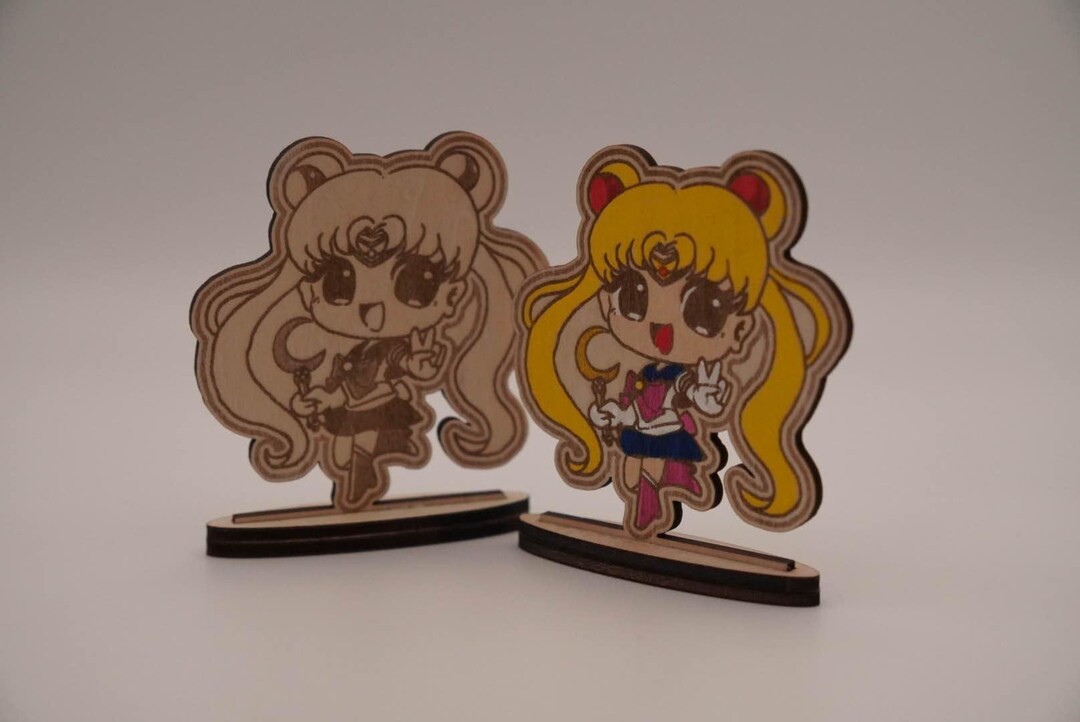 Anime Sailor Moon Wooden Standee Display | Kawaii Home Decor for Room ...