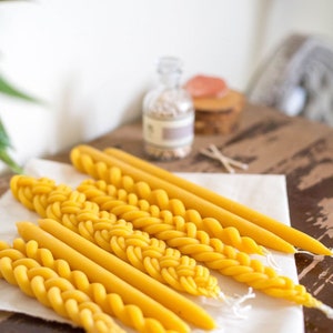 Beeswax Havdalah Candle - Braided Candle - Jewish Ritual Candle ...