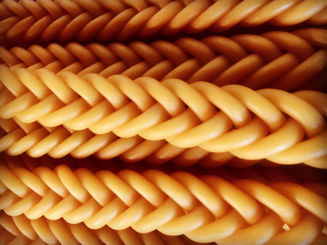 Braided Beeswax Havdalah Candle - 5 Wick - Jewish Ritual Candle - Etsy