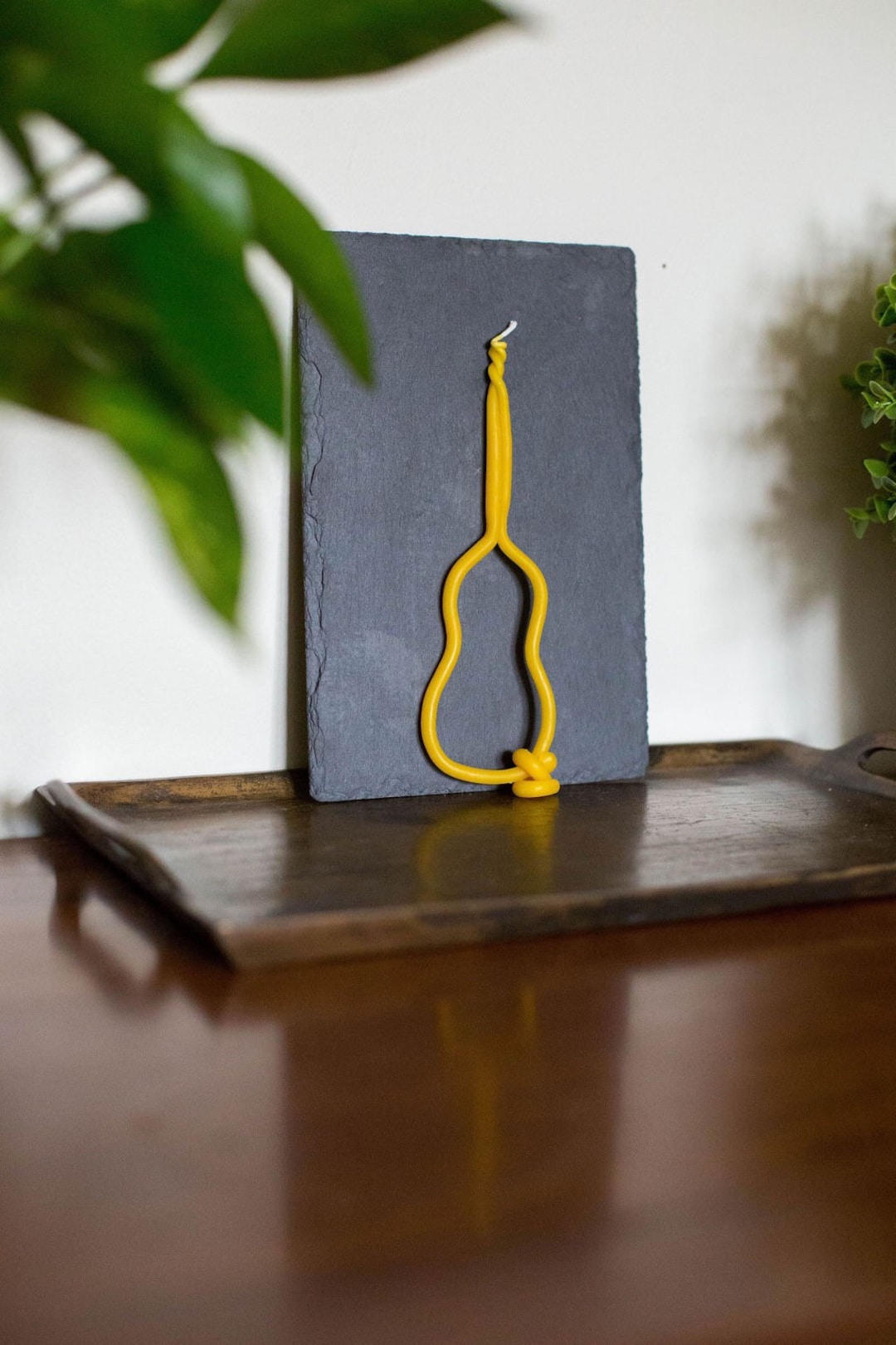 Guitar Beeswax Candle - Gift for Musician - Electric Guitar - Acoustic ...