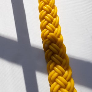 Beeswax Havdalah Candle - Braided Candle - Jewish Ritual Candle ...