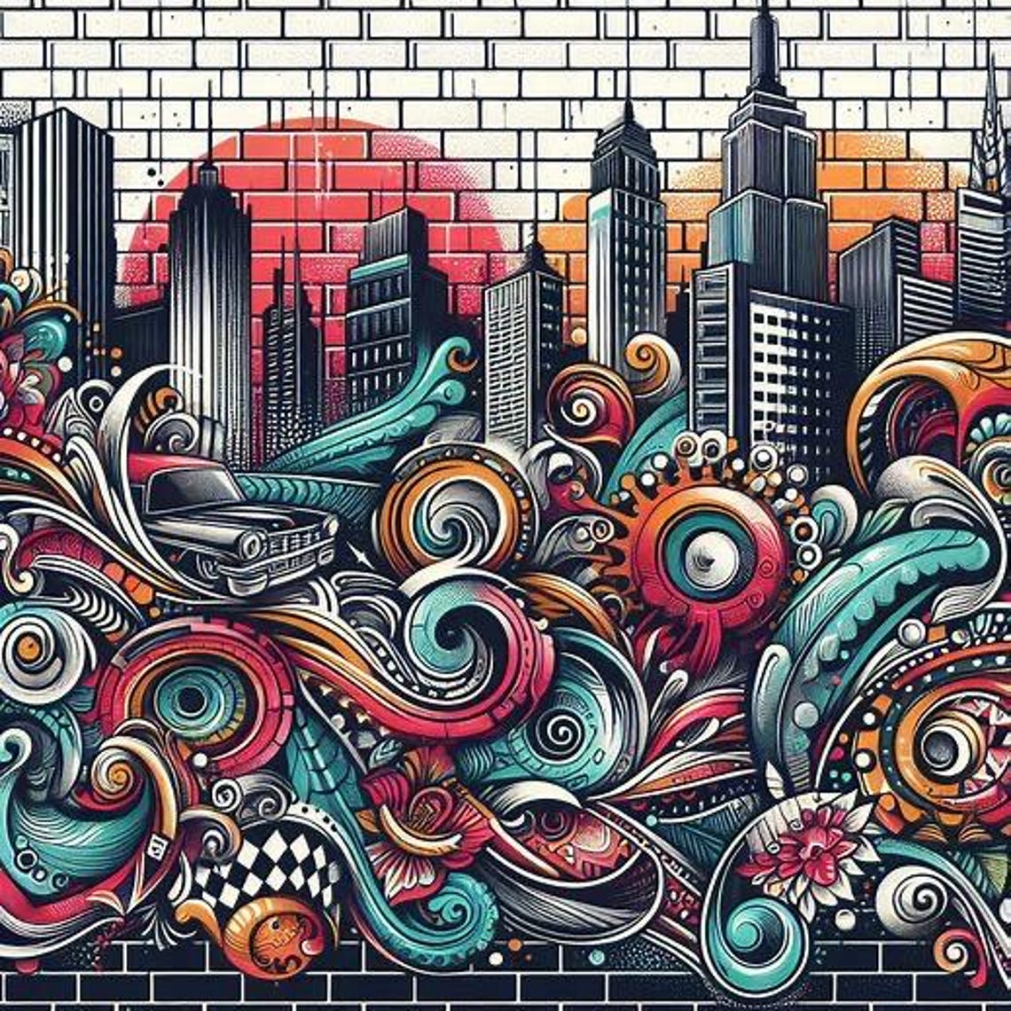 Graffiti Patterns-collection - Etsy