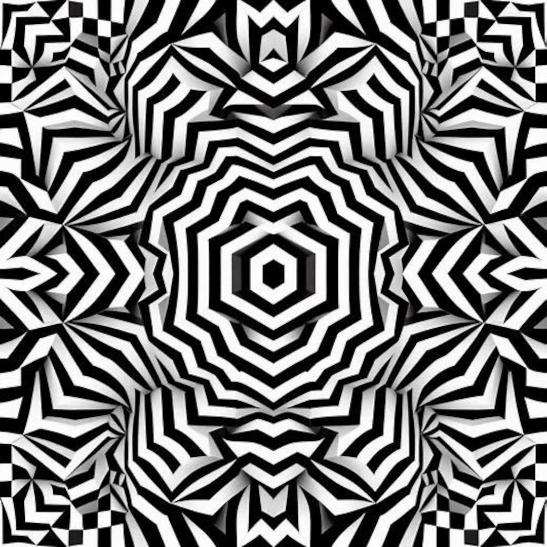 Optical Illusion Patterns-collection - Etsy