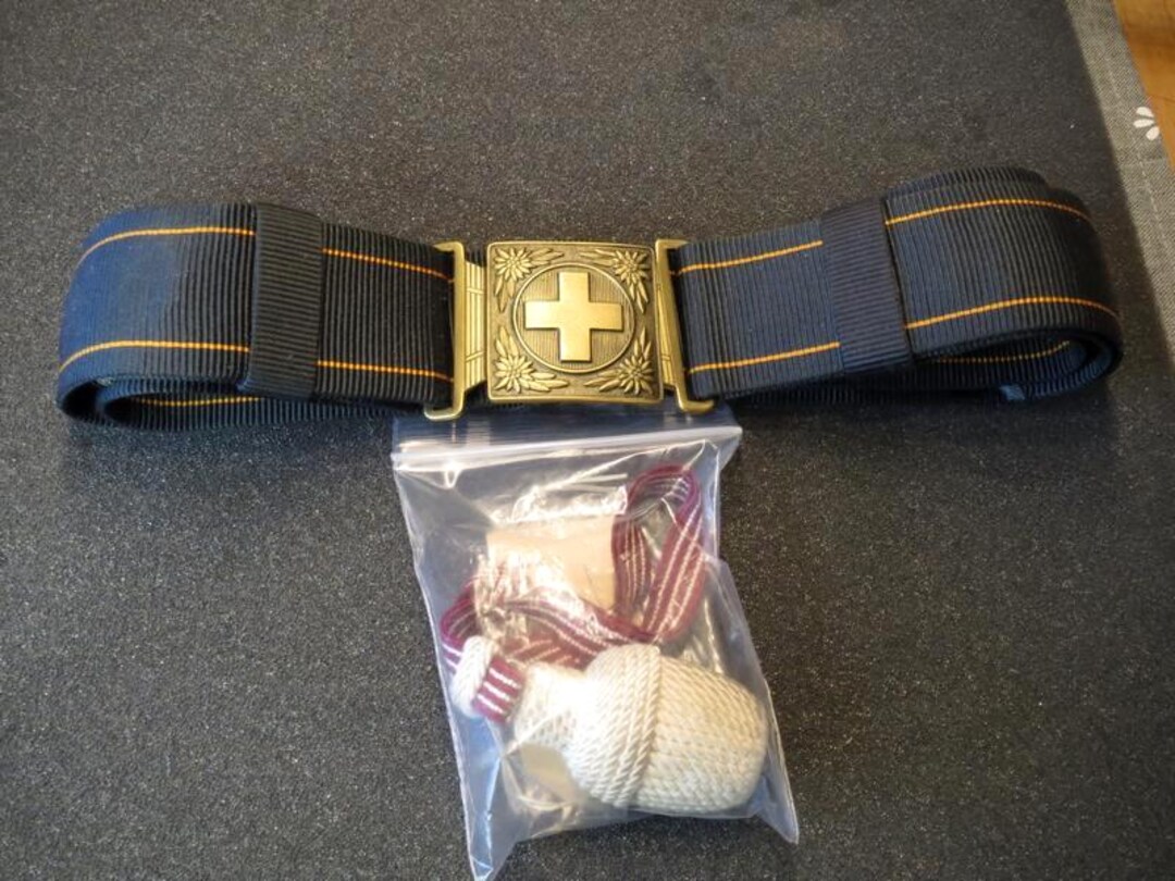 Swiss Forces Gala-officersbelt With Sword Knot for the Officers Dagger ...