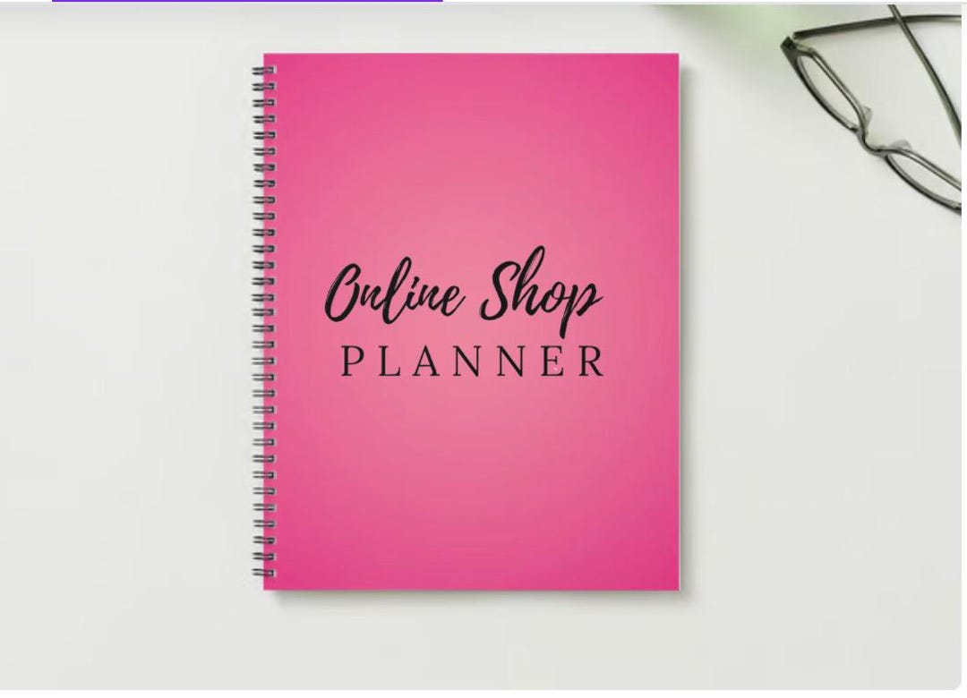 Online Shop Planner Template - Etsy