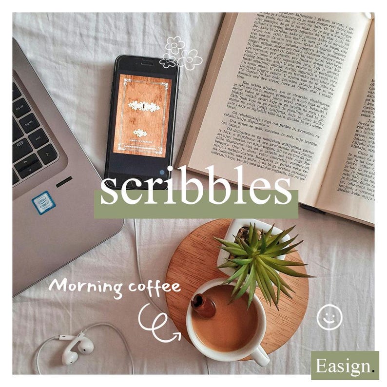 25+ Instagram Post and Story Scribbles + Examples | Templates ...