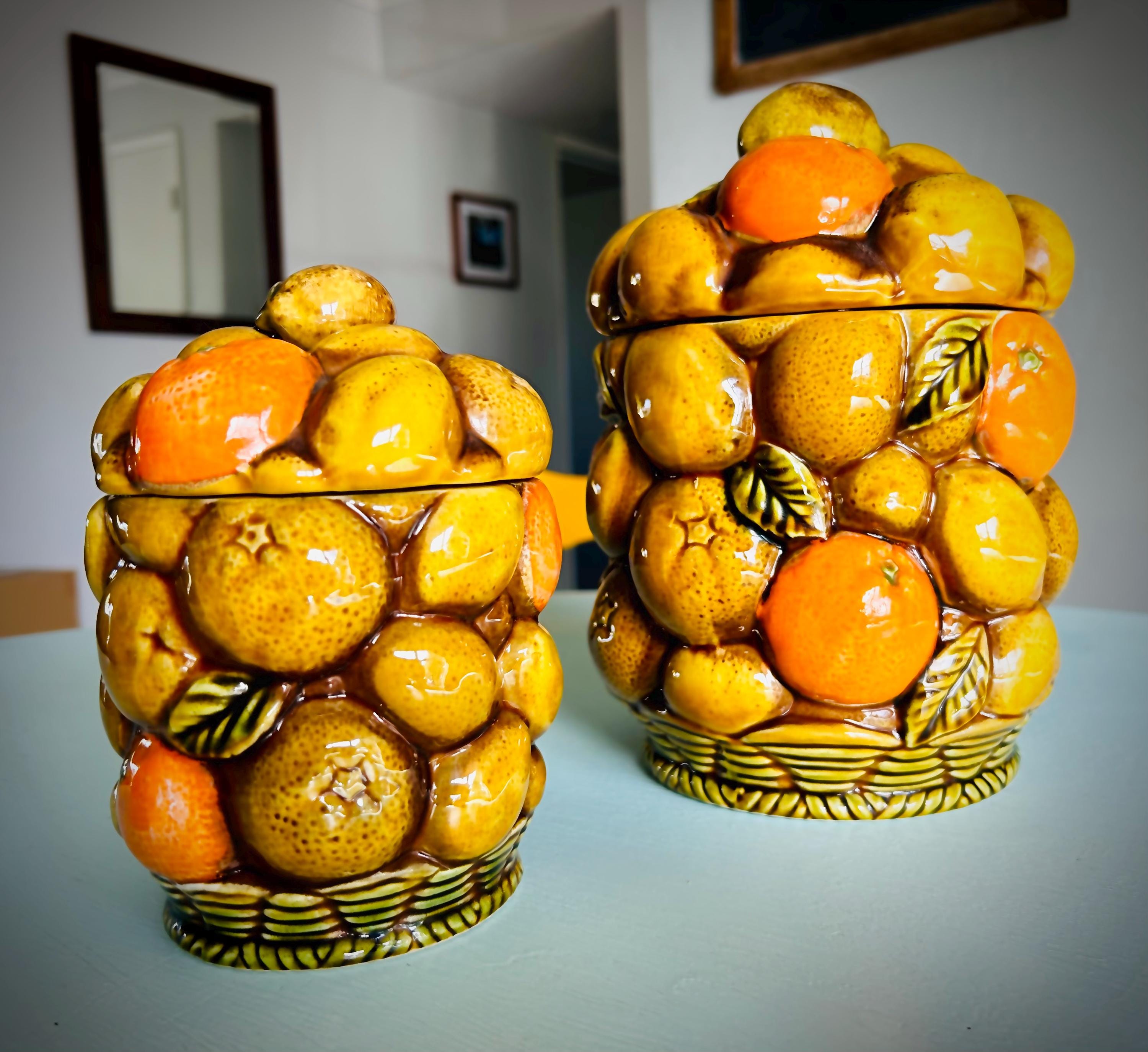 Vintage Inarco Japan Harvest / Fruit Canisters - Etsy