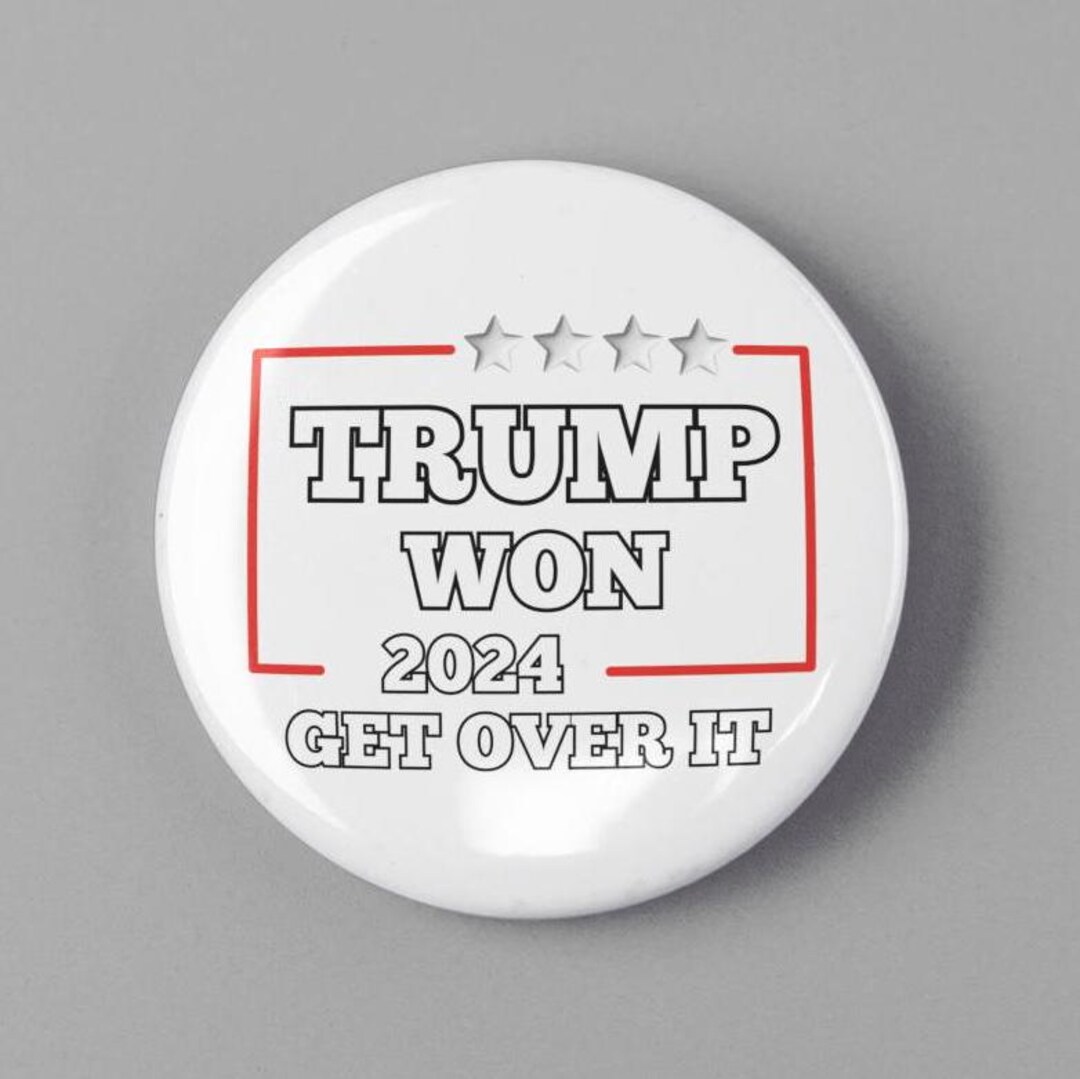 Trump 2024 Pin, Trump Won Pins, Trump Won Again Pins, USA 47th ...