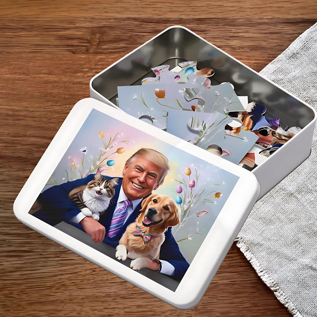 Presidential Puzzle With Pets, Cat, Dog, and Easter Theme Jigsaw Puzzle ...