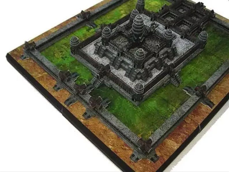 Angkor Wat, Siem Reap, Cambodia, Building, DIY Paper Model Sculpture ...