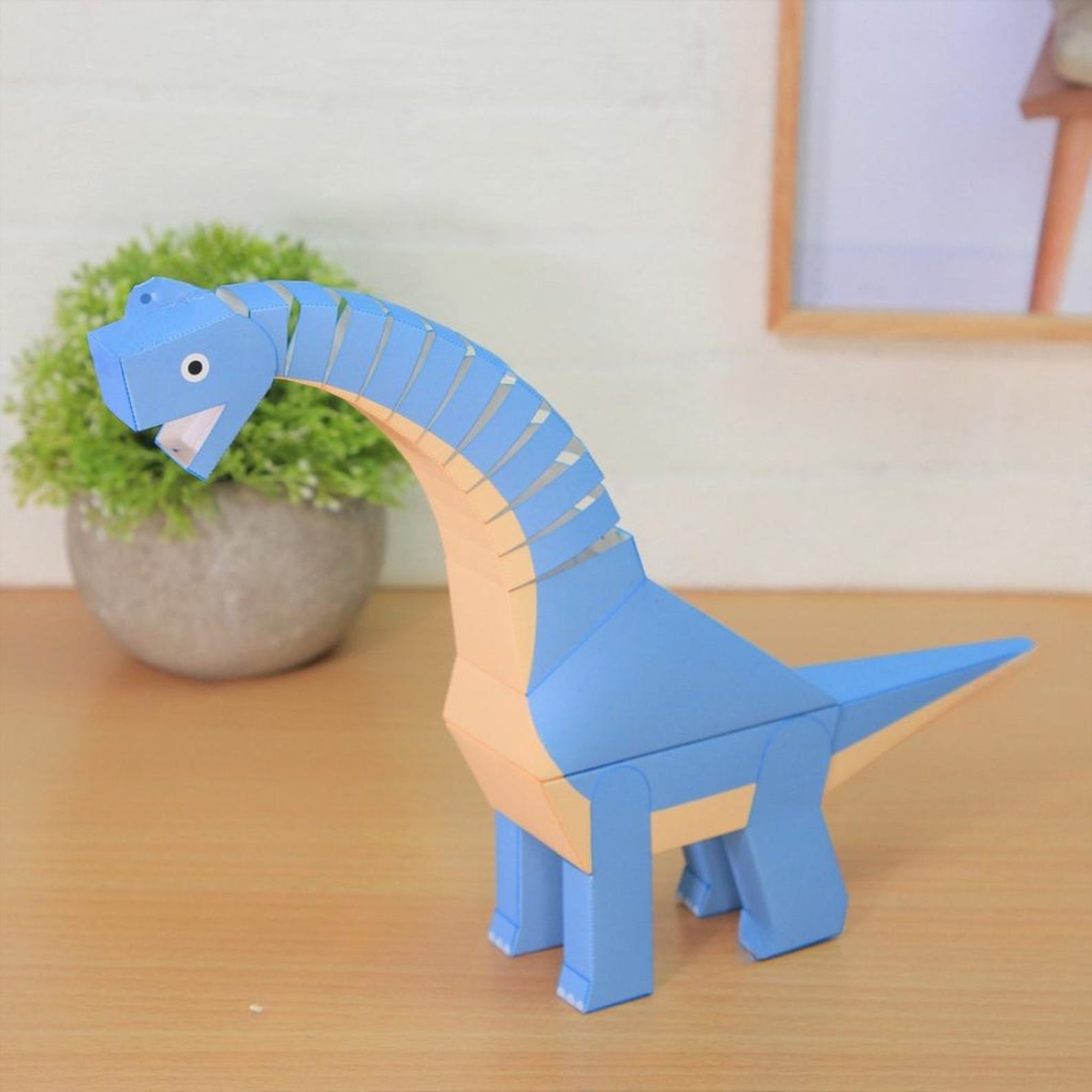 Brachiosaurus, Dinosaur, Papercraft, Pdf, Printable Papercraft, Paper ...