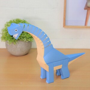 Brachiosaurus, Dinosaur, Papercraft, Pdf, Printable Papercraft, Paper ...