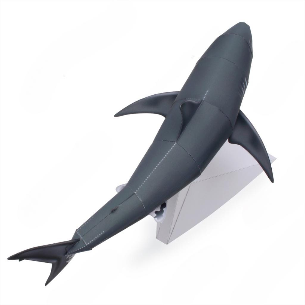 Great White Shark, Shark, Paper Model, Papercraft, Papercraft Template ...