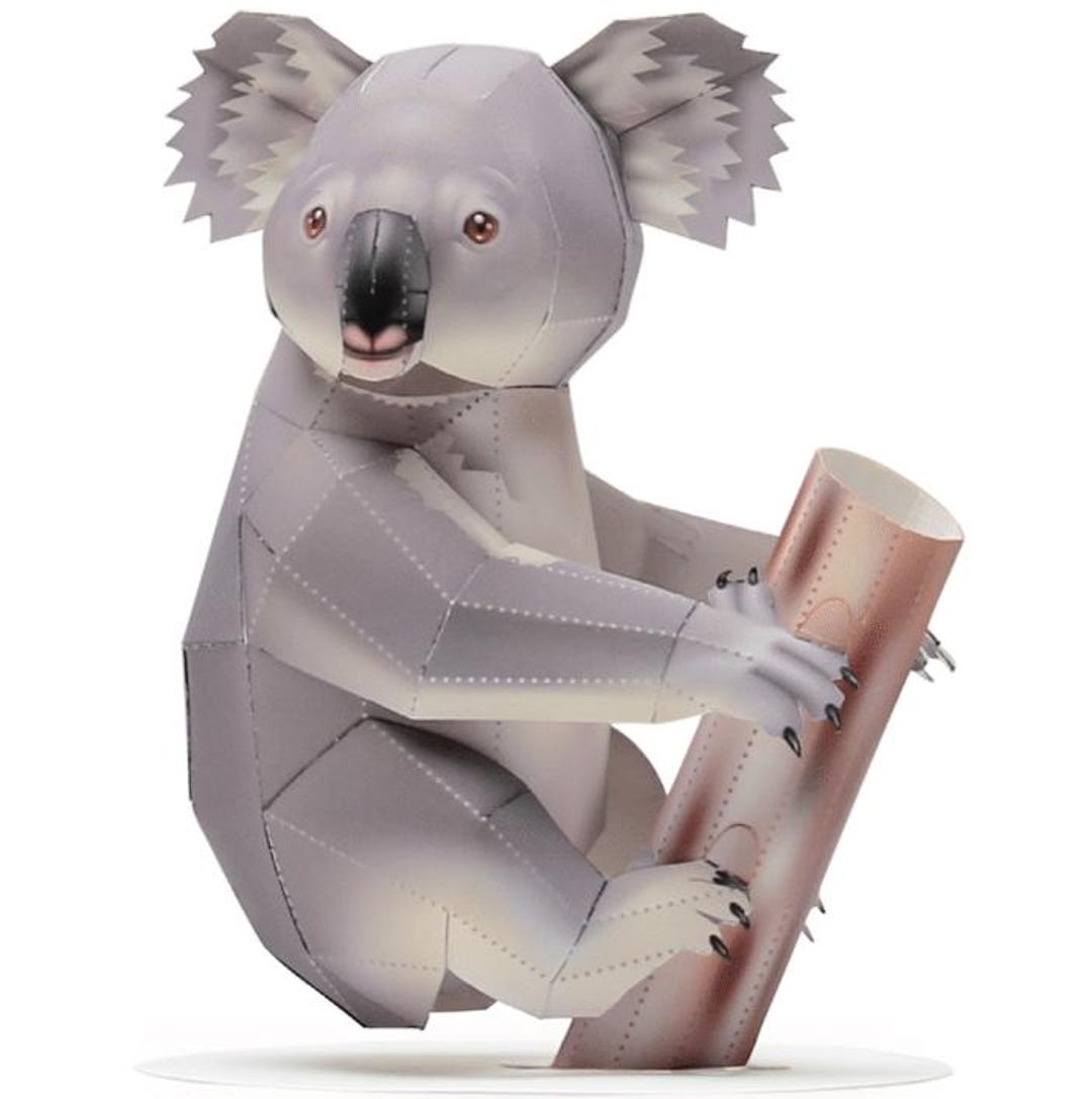 Koala Papercraft, Paper Model, Papercraft, Papercraft Template Kit ...