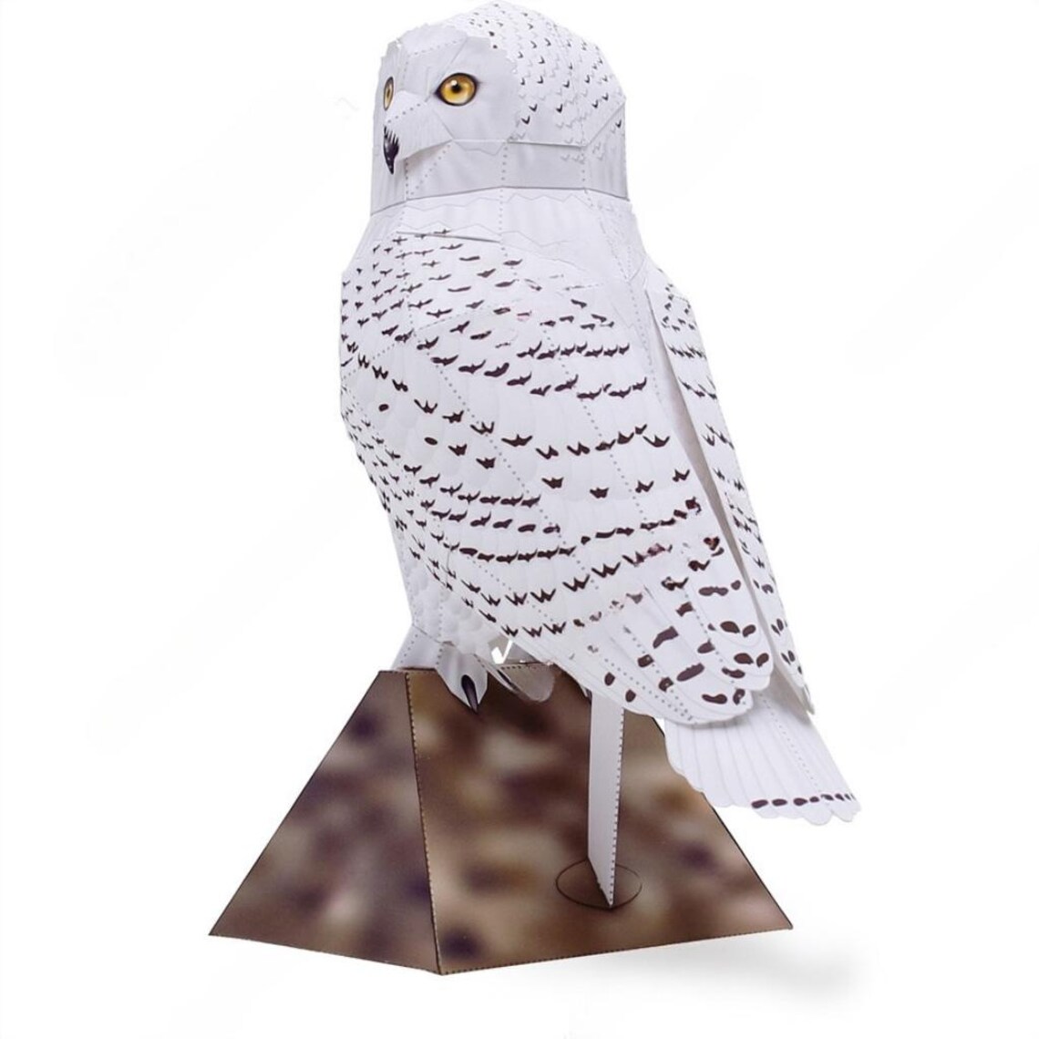 Snowy Owl Papercraft, Bird, Paper Model, Papercraft Template Kit ...
