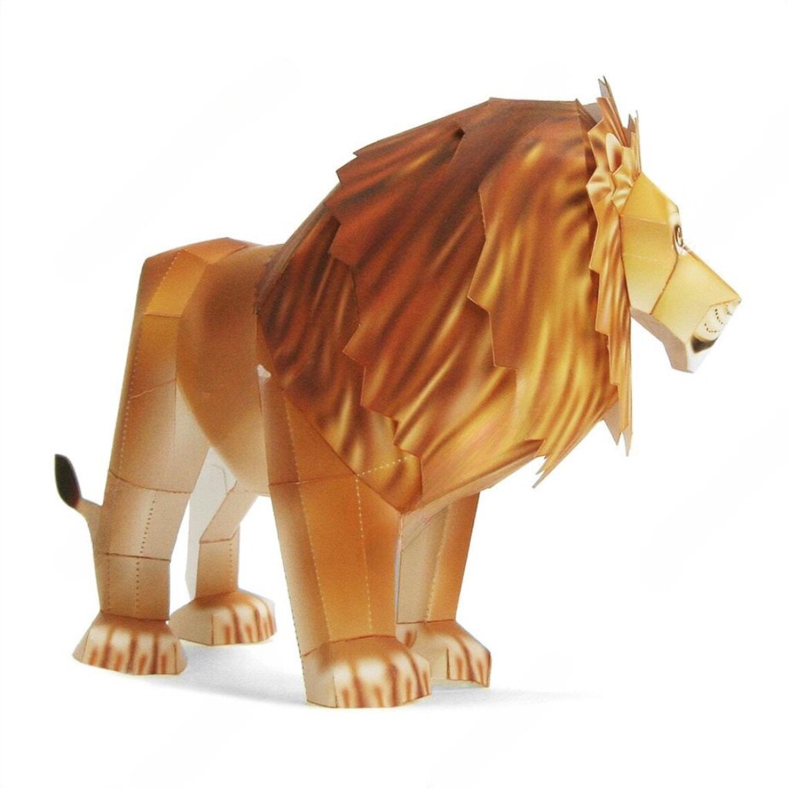 Lion Papercraft, Paper Model, Papercraft, Printable Papercraft, Pdf - Etsy