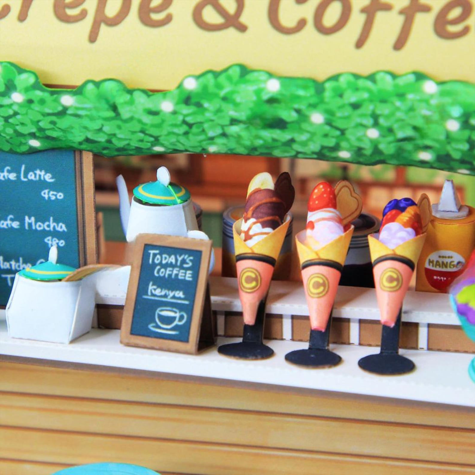Mobile Crepe & Coffee Van, Foodtruck, Coffee Truck, Papercraft for Kid ...