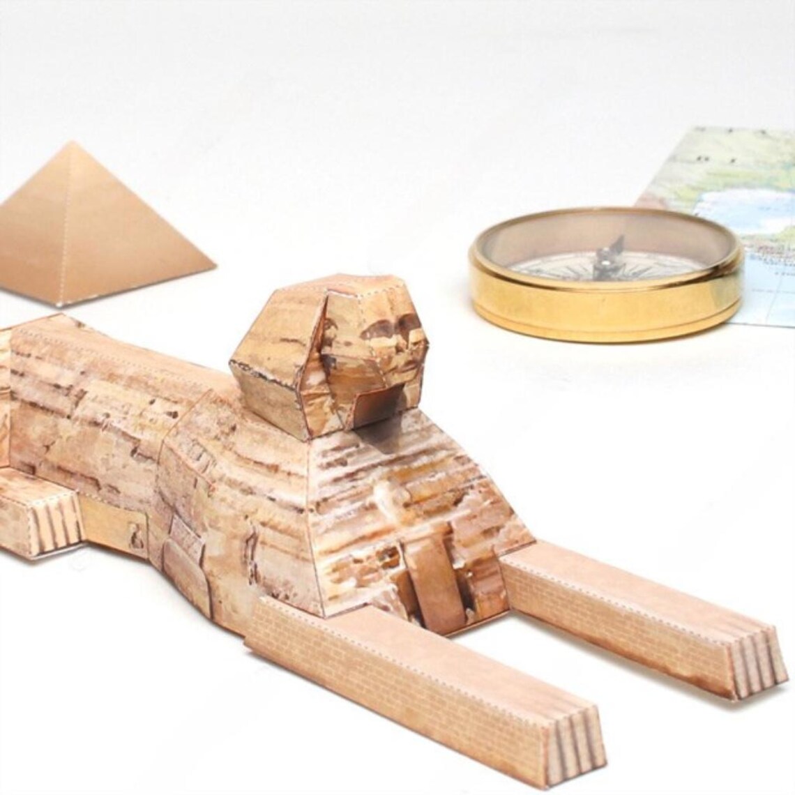 Sphinx, Egypt, Mini Version, Building, DIY Paper Model, Papercraft ...