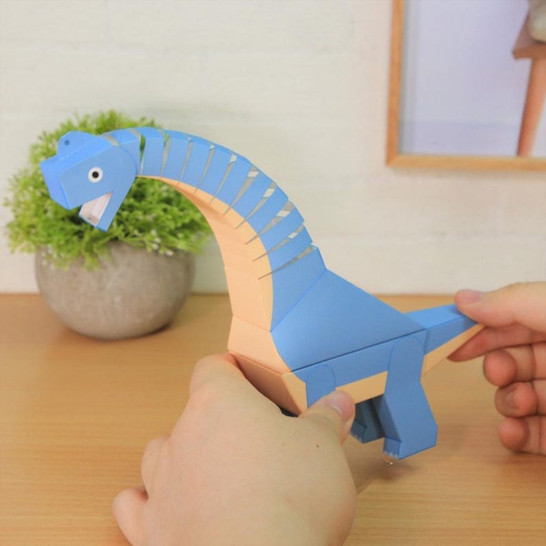 Brachiosaurus, Dinosaur, Papercraft, Pdf, Printable Papercraft, Paper ...