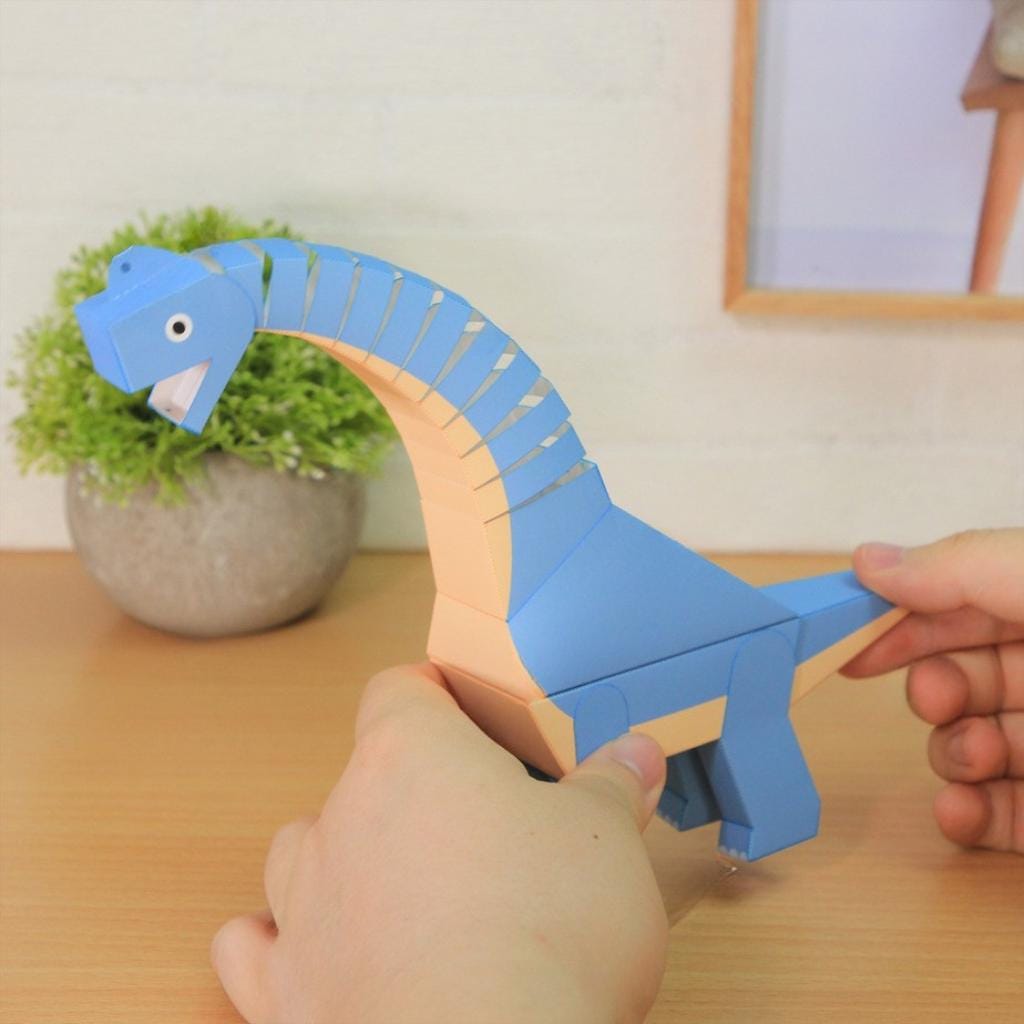 Brachiosaurus, Dinosaur, Papercraft, Pdf, Printable Papercraft, Paper ...