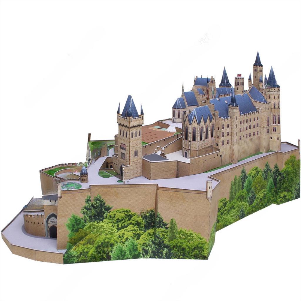 Hohenzollern Castle, Bisingen, Zollernalbkreis, Germany, Building, DIY ...