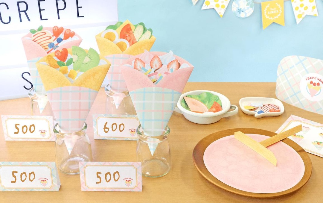 Crepe Shop Pretend Play Printables, Dramatic Play, Preschool Printables ...