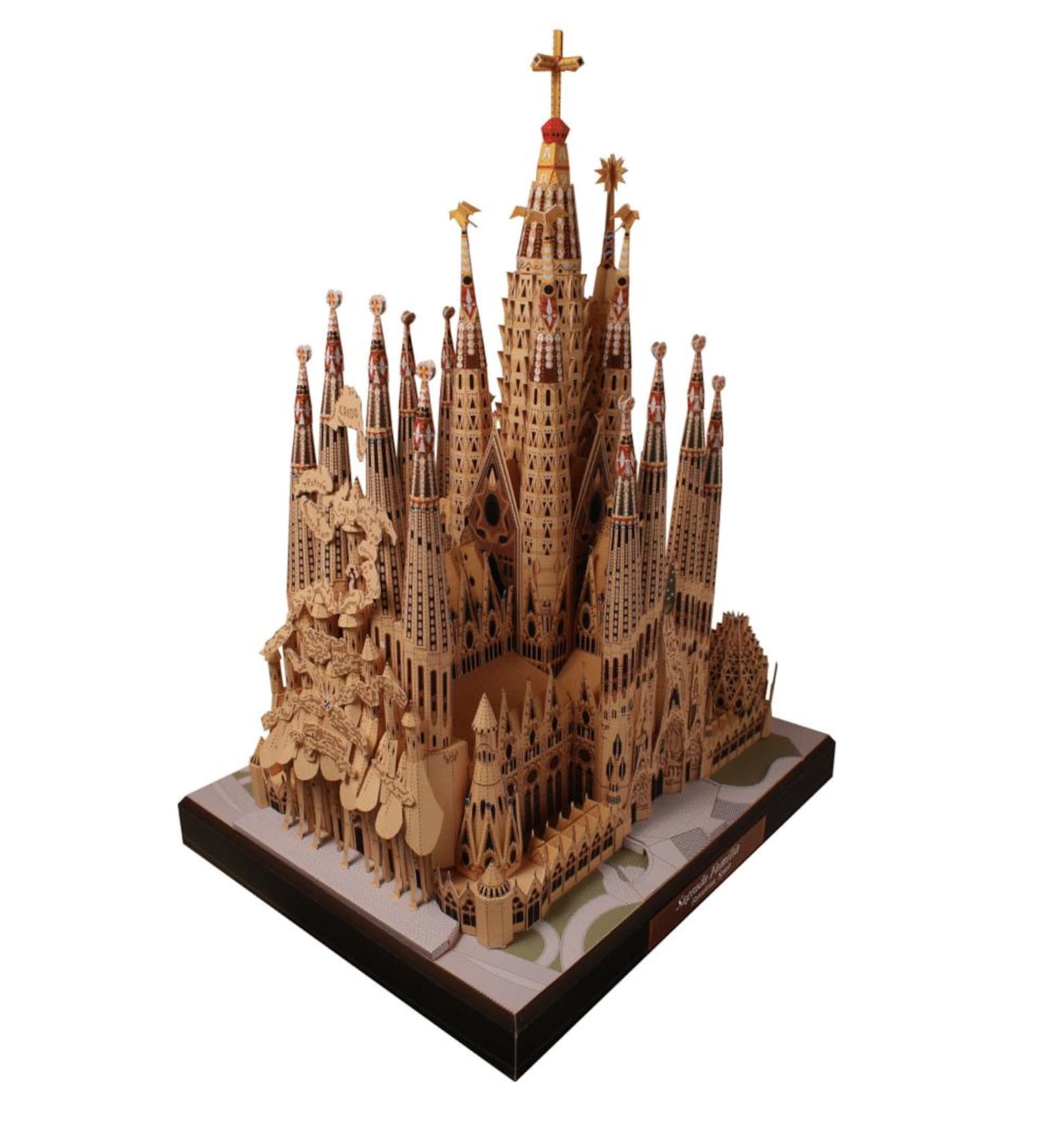 Basílica De La Sagrada Família, Barcelona, Spain, Building, DIY Paper ...