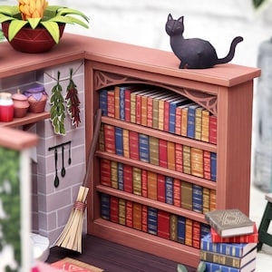 Witch's Room Papercraft for Kid Template Kit Miniature, DIY, Printable ...