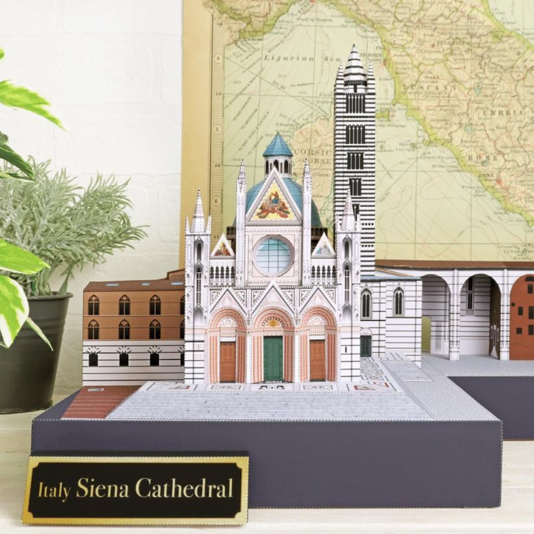 Siena Cathedral, Italy, Building, DIY Paper Model Sculpture, Papercraft ...
