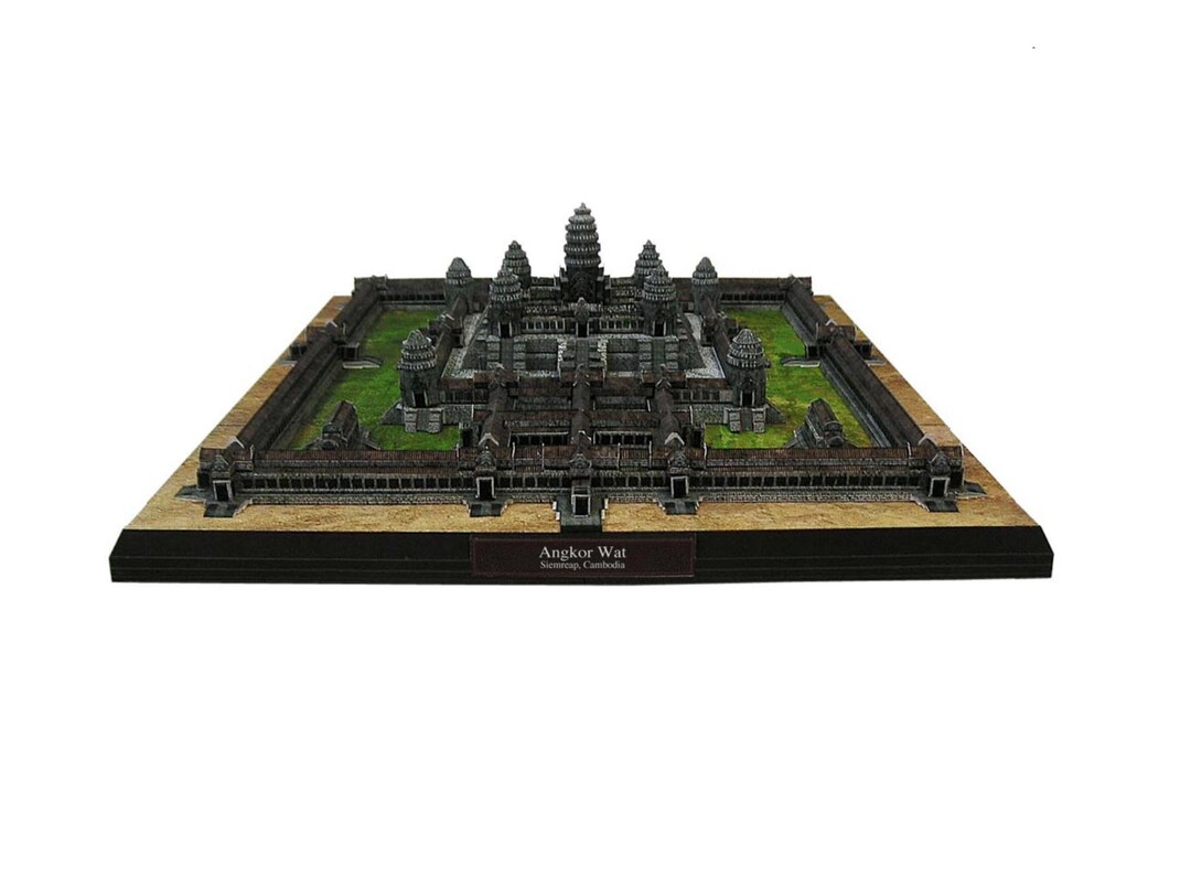 Angkor Wat, Siem Reap, Cambodia, Building, DIY Paper Model Sculpture ...