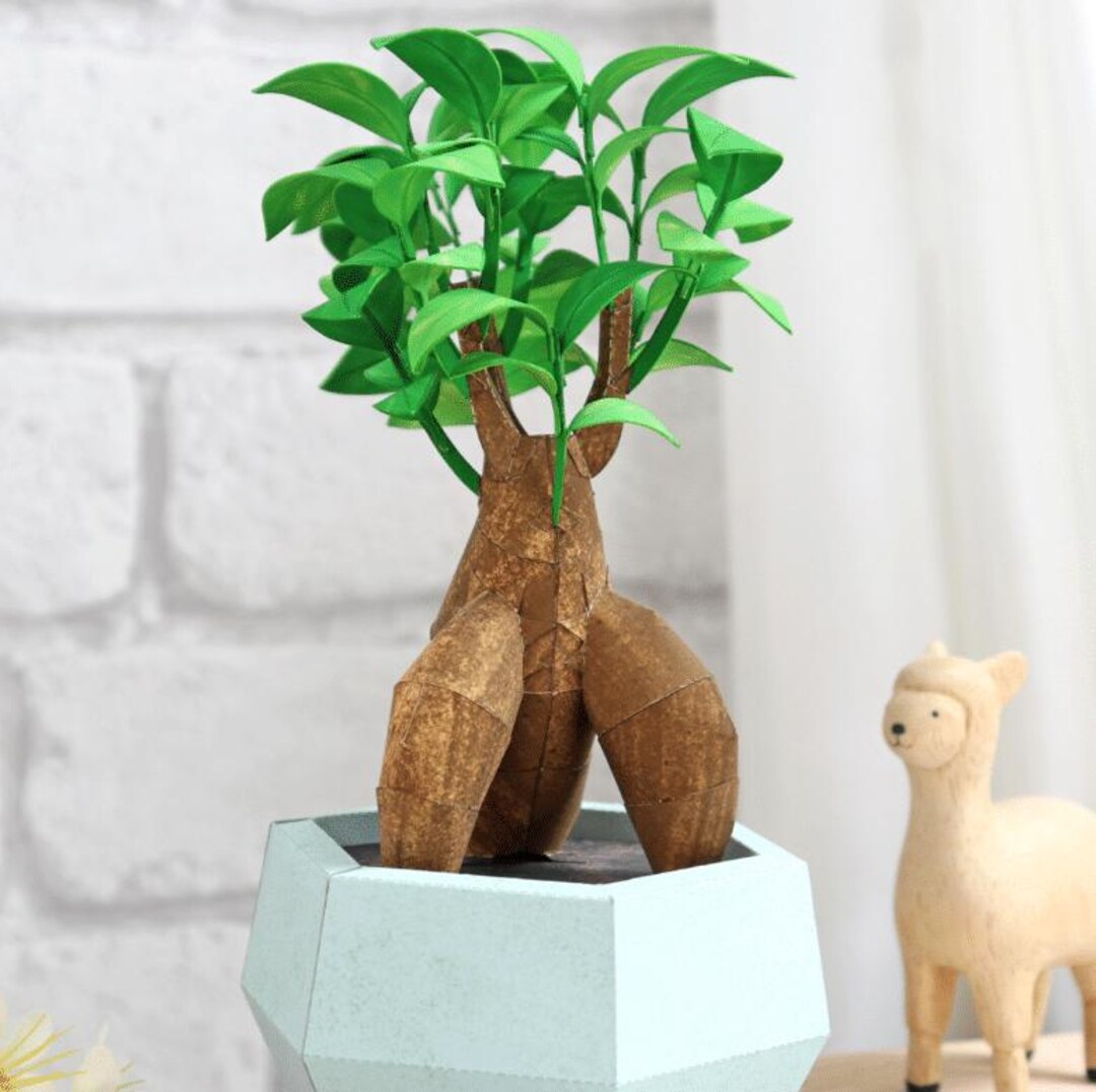 Banyan Tree Papercraft, Ornamental Plant, Plants, DIY Paper Model ...