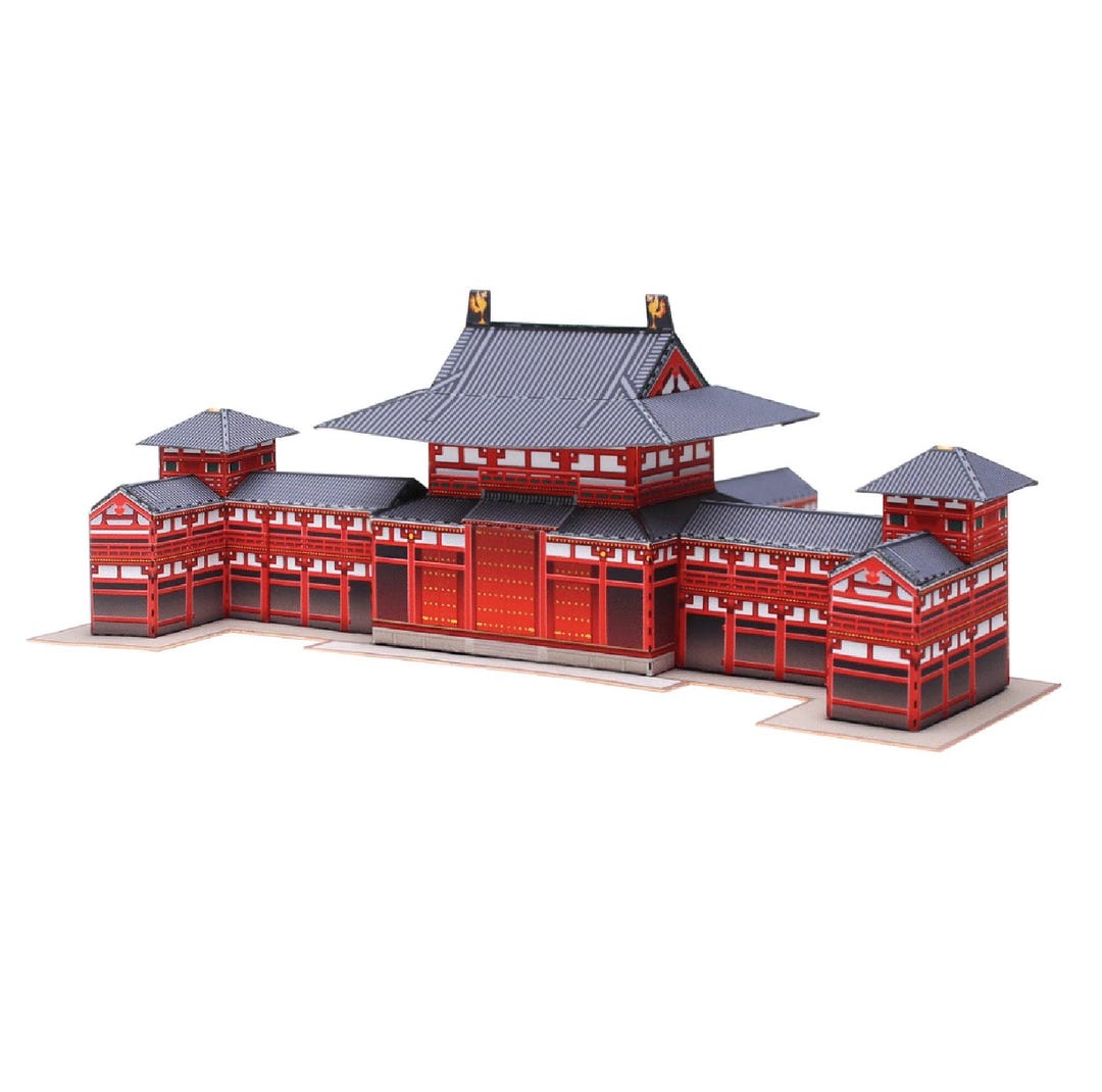 Byodoin Phoenix Hall, Tokyo, Japan, Mini Version, Building, DIY Paper ...