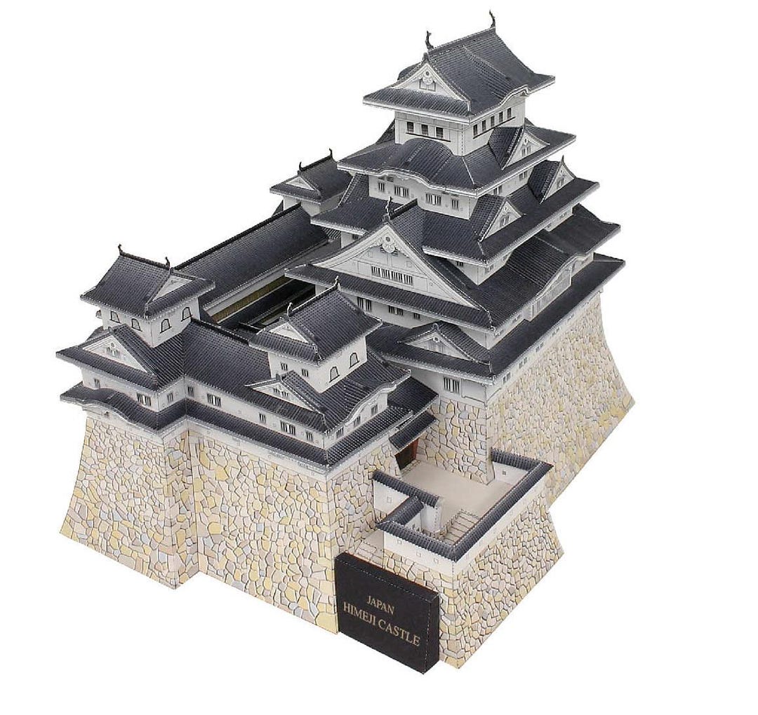 Himeji, Himeji Castle, Building, Japanese Castle, Japan, DIY Paper ...