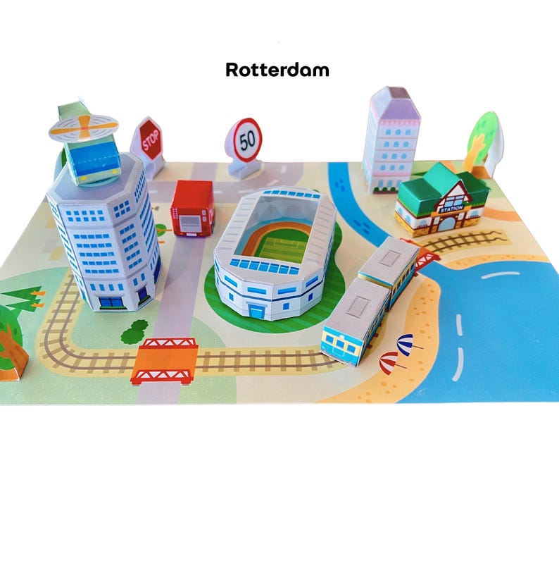 Printable Papercraft City of Mega City, London, Tokyo, Aachen ...