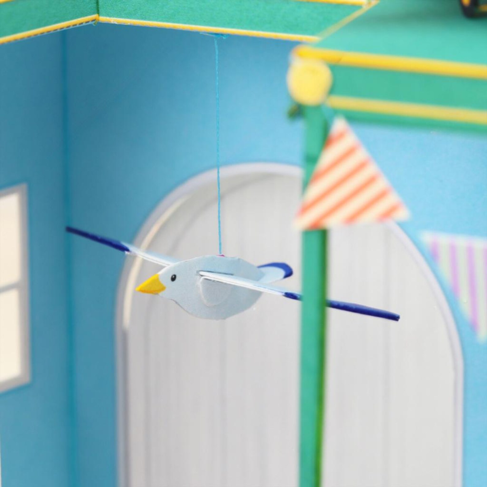 Toy Shop Miniature House Papercraft for Kid Template Kit Miniature ...