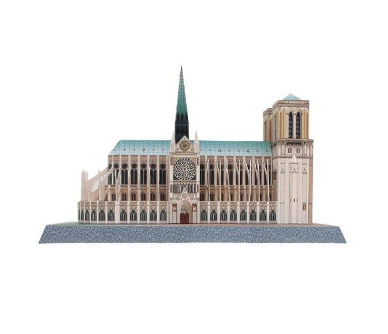 Cathédrale Notre-dame De Paris, Paris, France, Building, DIY Paper ...