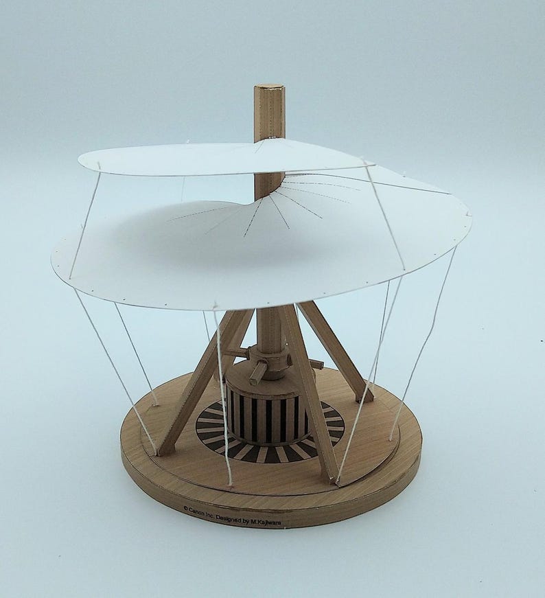 Leonardo Da Vinci's Helicopter, Helicopter, Aerial Screw, Aircraft, DIY ...